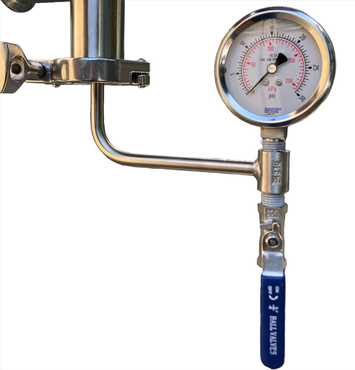 Tri Clamp Pressure Gauge Assembly – Process-Parts.com